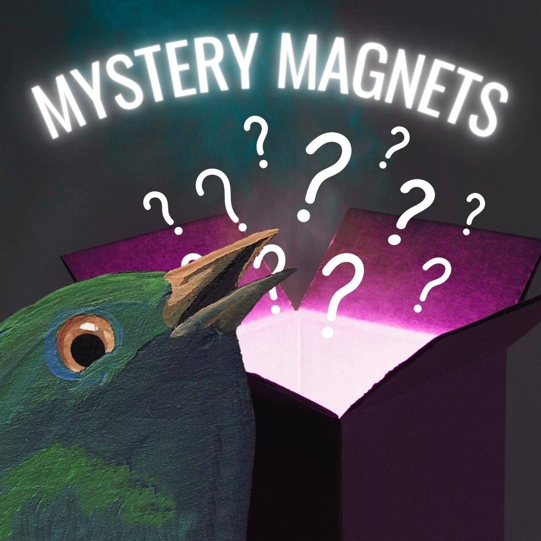 Mixed Magnet Set – The Mincing Mockingbird & The Frantic Meerkat