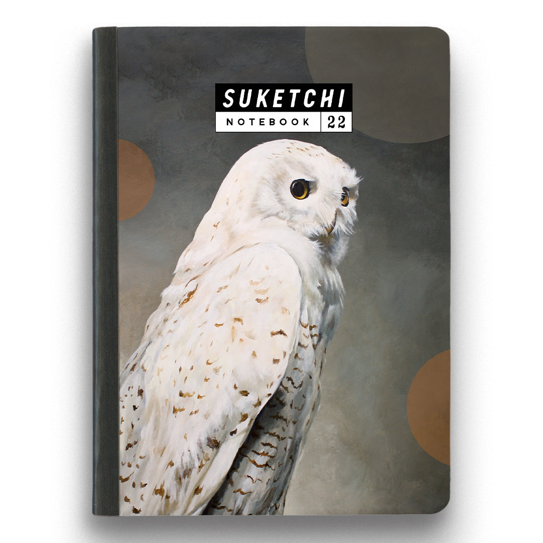 Snowy Owl Notebook - Large – The Mincing Mockingbird & The Frantic Meerkat
