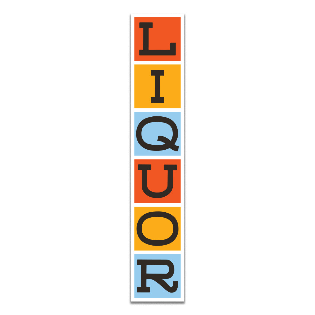 Liquor Sticker – The Mincing Mockingbird & The Frantic Meerkat