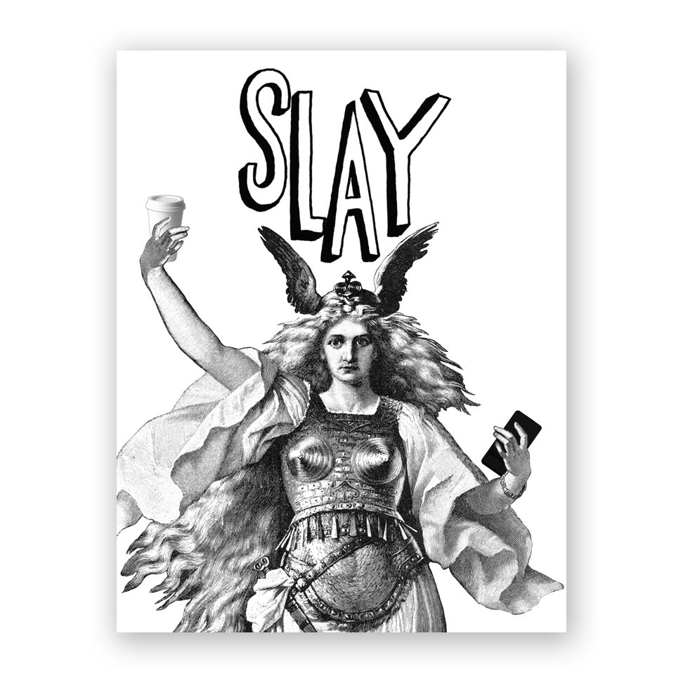 Slay Card – The Mincing Mockingbird & The Frantic Meerkat