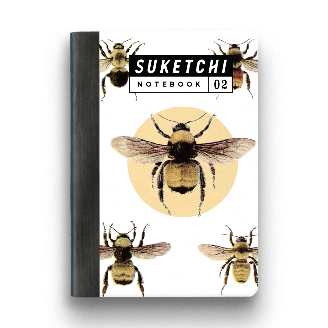 Bee Notebook - Small – The Mincing Mockingbird & The Frantic Meerkat