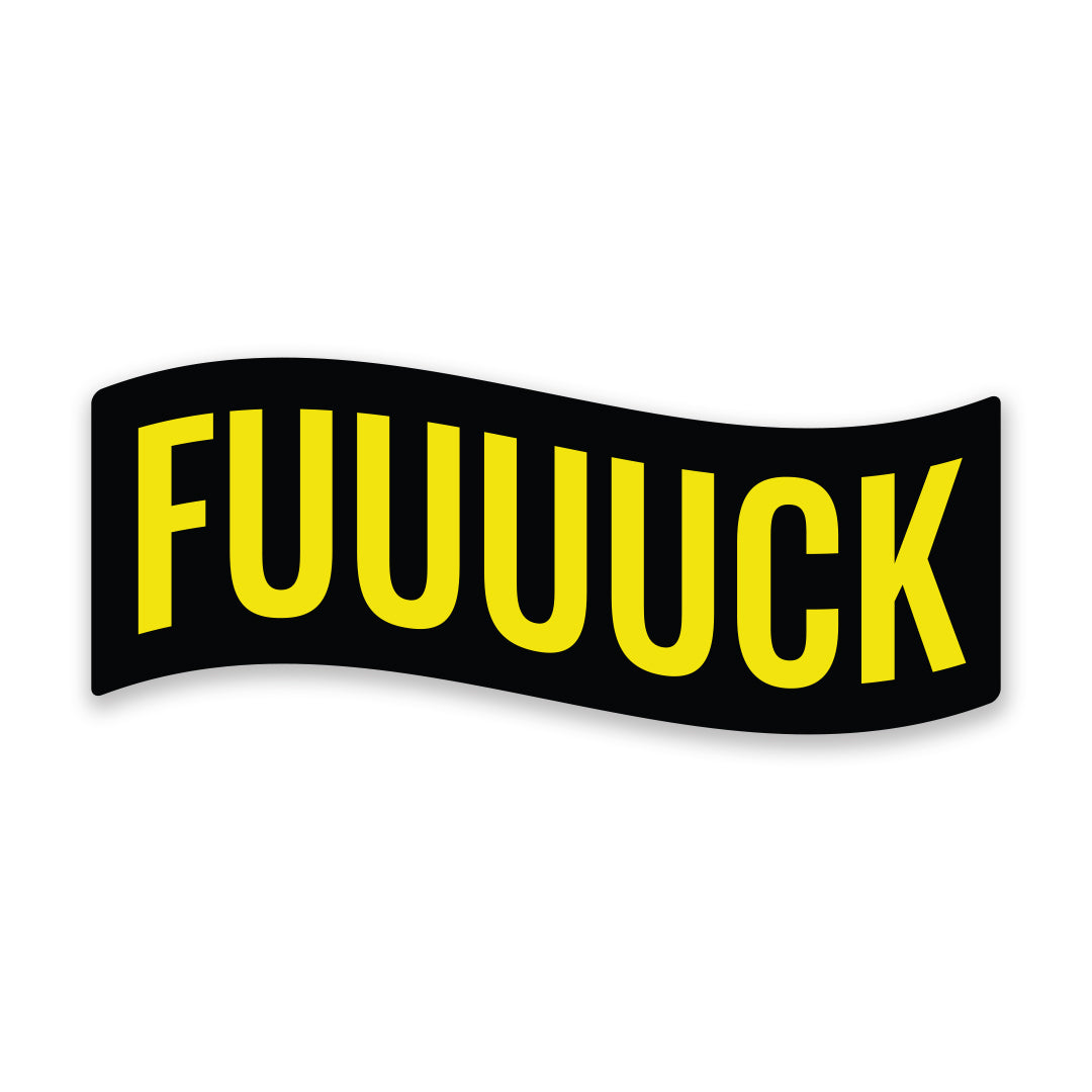FUUUUCK Sticker – The Mincing Mockingbird & The Frantic Meerkat
