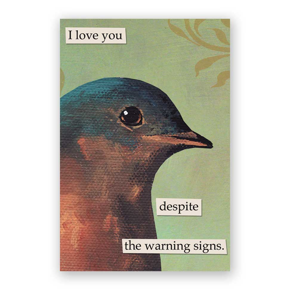 Warning Signs Magnet – The Mincing Mockingbird & The Frantic Meerkat